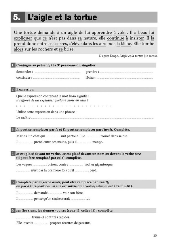 Scop Les Editions buissonnieres - Dictées préparées au cycle 3